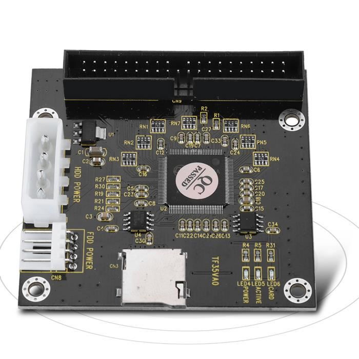 Wendry Adaptateur Micro SD vers IDE, carte mémoire Micro SD vers 2.5 ...