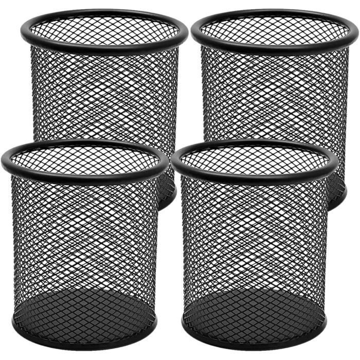 Pot a crayon, pot à crayon métal, pot crayon en rond,Maille pot a ...