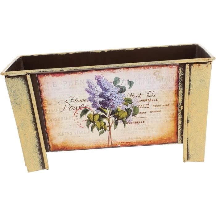 1 Pc Pot De Fleurs En Étain Décoration D'Intérieur Pot De Fleur Ancien ...