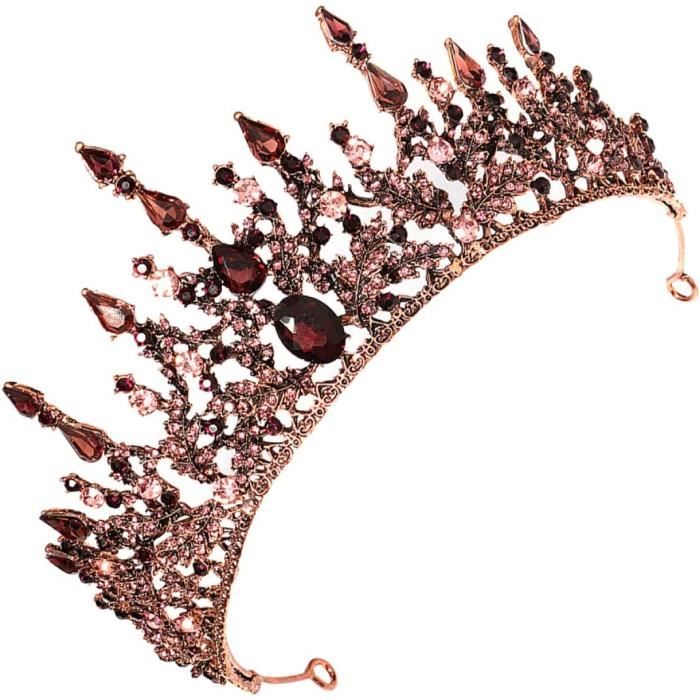 Ser de 3 Cristal Couronne Bandeau Mariée Couronne Baroque Reine ...