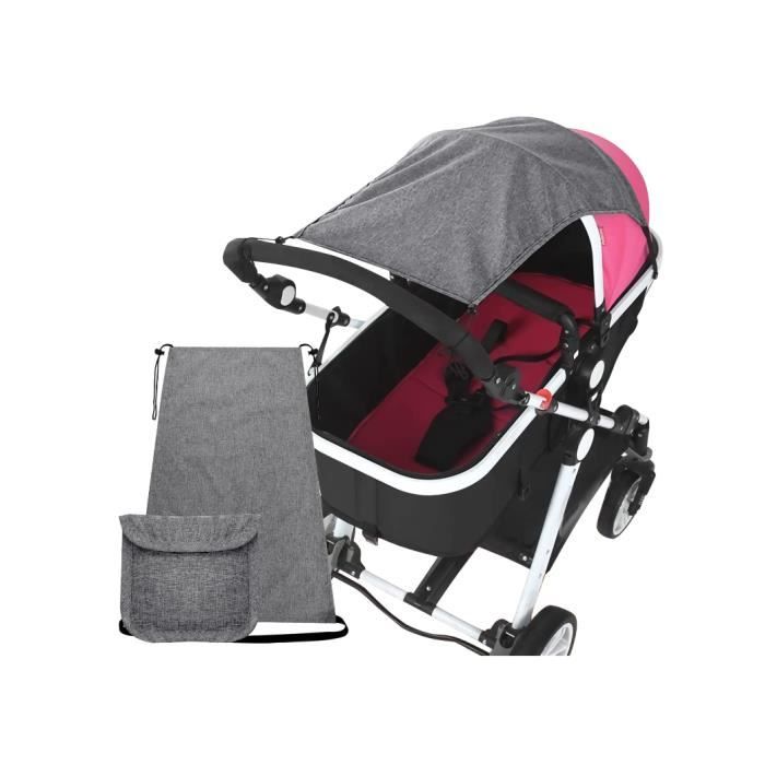 Pare Soleil Universel pour Poussette - - Étanche Couverture Soleil ...