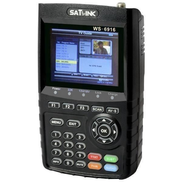 KH SATLINK WS 6916 HD Mesureur de Champ Satellite DVB-S2 HD - Cdiscount TV Son Photo