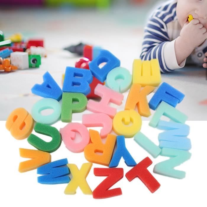 Tampon éponge, timbre de lettres, facile à nettoyer étudiants en art ...