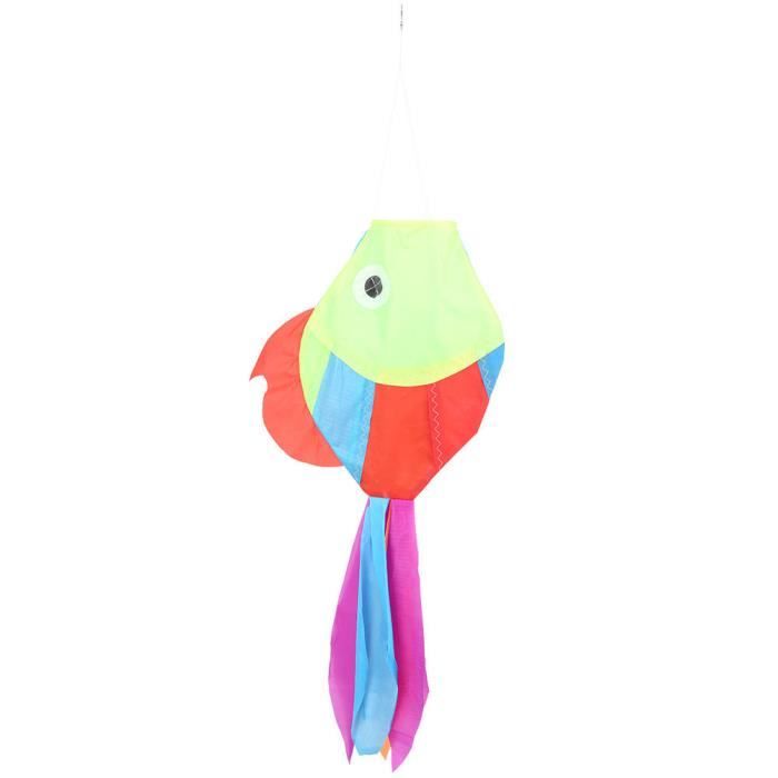 YOSOO Spinner de manche à vent Windsock Spinner réaliste poisson mignon ...