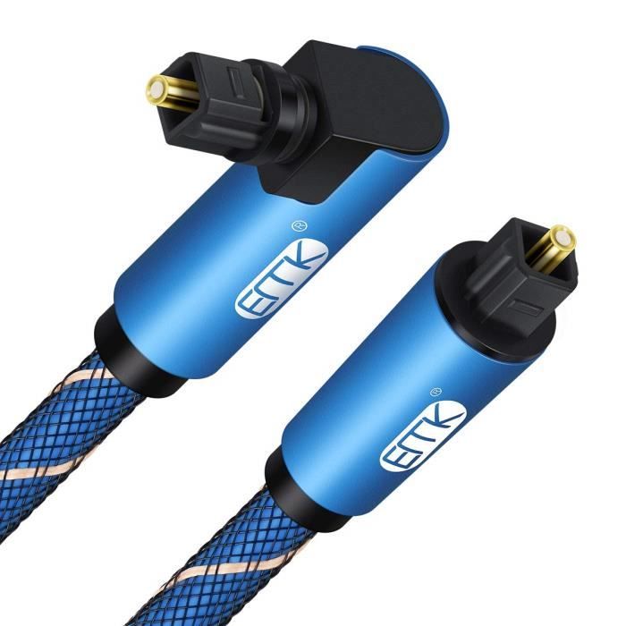 Cable Optique Câble Optique Audio Numérique Toslink Câble Fibre Optique ...
