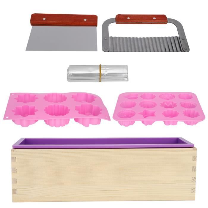 Plateau de moule Bricolage Silicone fait à la main savon moule ensemble ...