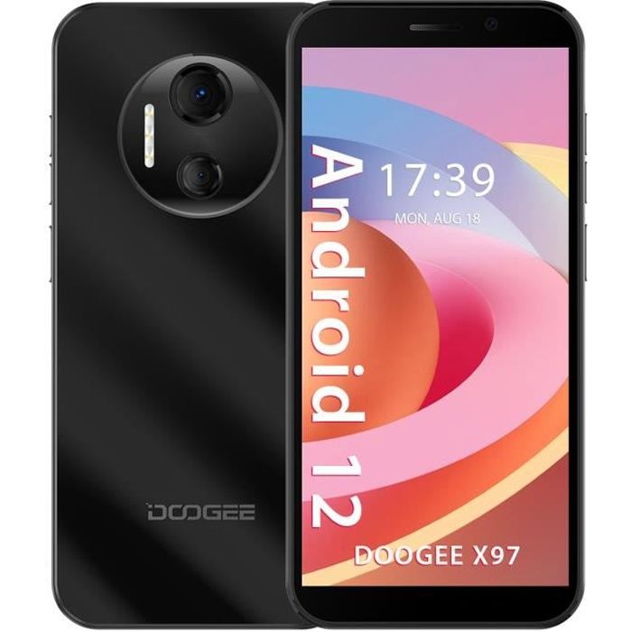DOOGEE X97 Smartphone Pas cher 6.0" Écran 3Go + 16Go (jusqu'à 256Go SDcard) Téléphone portable ...