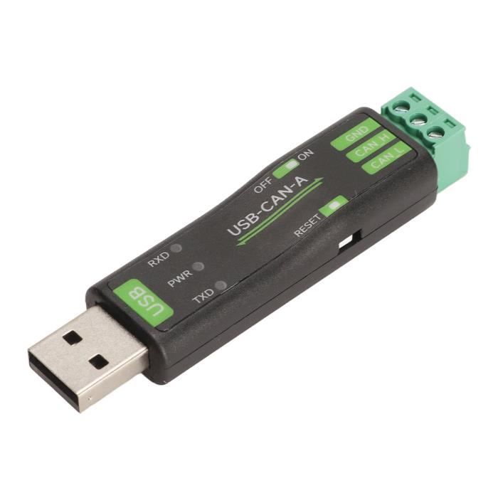 Fdit Adaptateur USB vers CAN Bus Adaptateur USB vers CAN 5kbps à 1Mbps ...
