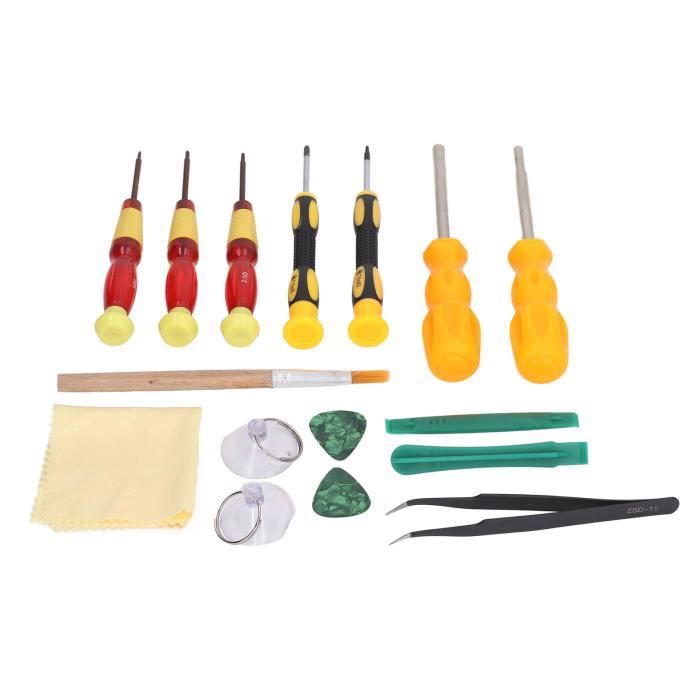 Set Outils de Réparation - LIU - 17Pcs - Tournevis, Ventouse, Brosse ...