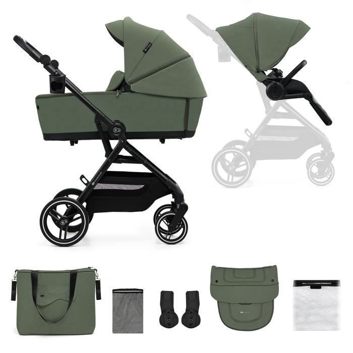 Poussette multifonctionnelle 2 en 1 Kinderkraft YOXI, Légère et ...