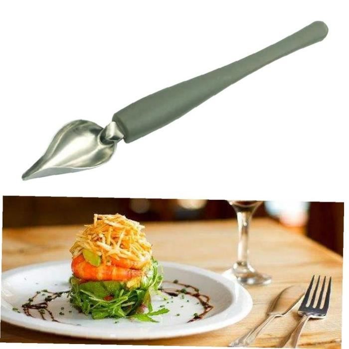 Dessin Cuillère Peinture culinaire Chef Décorer l'acier pointu pour la ...