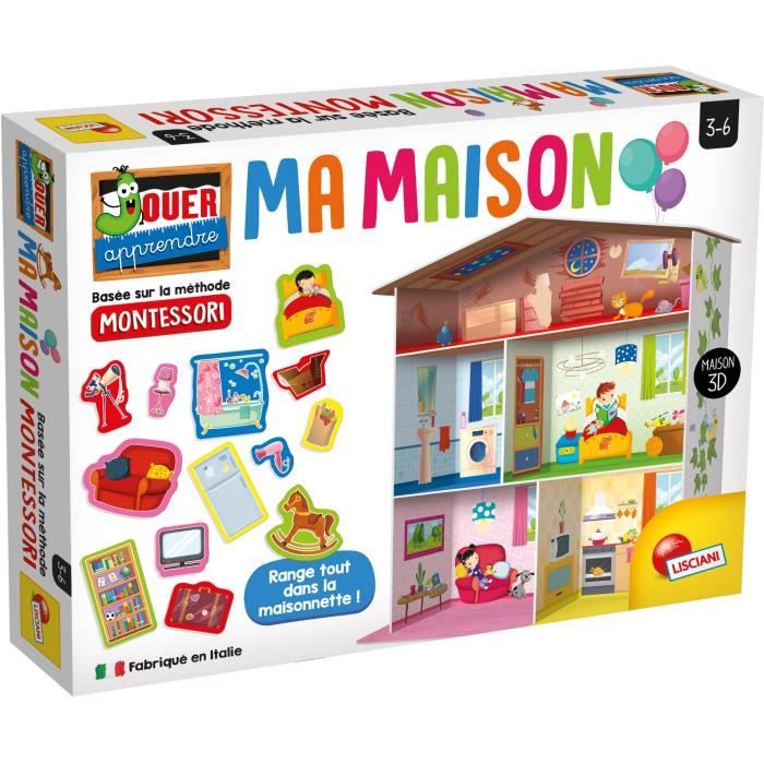 LISCIANI GIOCHI Montessori Maxi Ma Maison - Cdiscount Jeux - Jouets