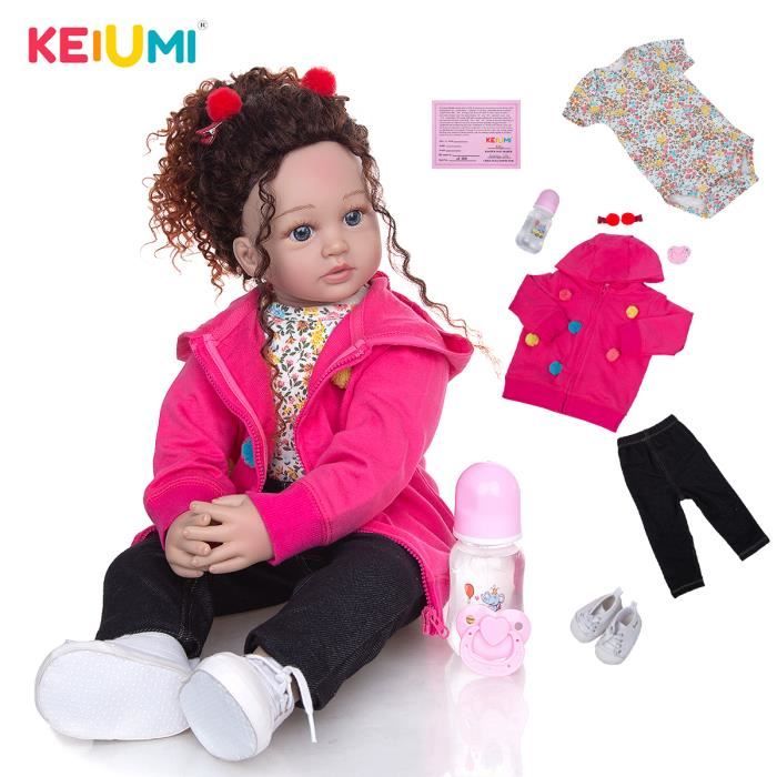 Keiumi – Jolie Poupée Bébé Fille De 24 Pouces, Corps En Tissu, Princesse, Jouet Mignon, 24 INCH ...