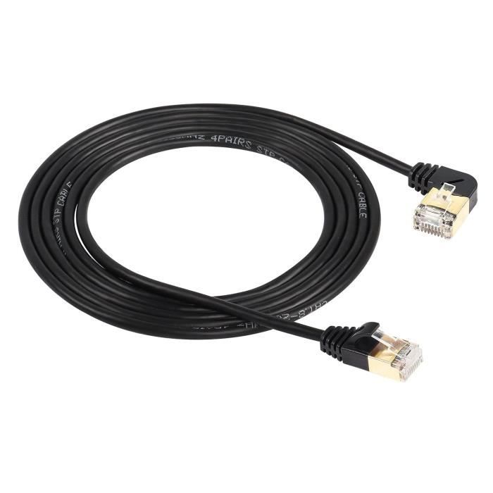 Cable Ethernet RJ45 Cat8, cable réseau haute vitesse Cat8, 40 Gbit-s ...