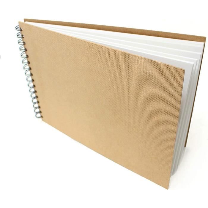 Enviro - Carnet à Dessin avec Reliure Double Spirale et Couverture ...