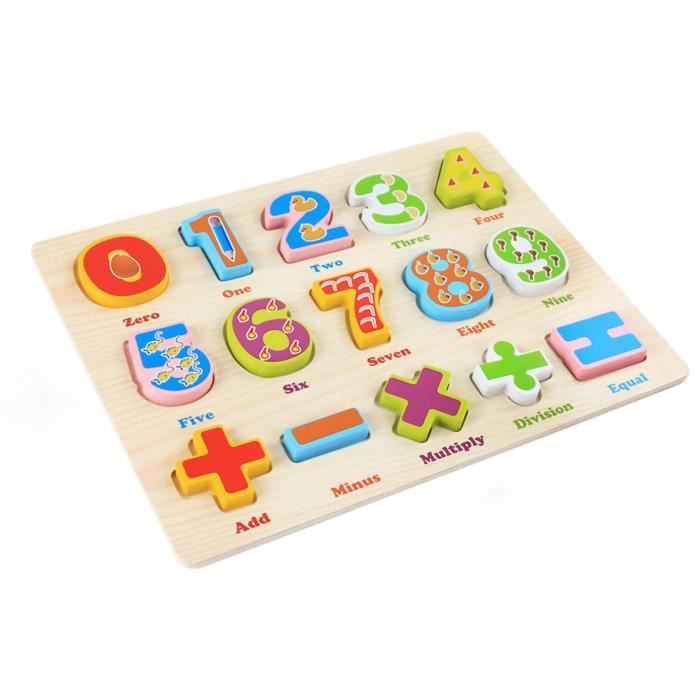 Vvikizy Tableau de puzzle de lettres Puzzle Alphabet en bois pour ...