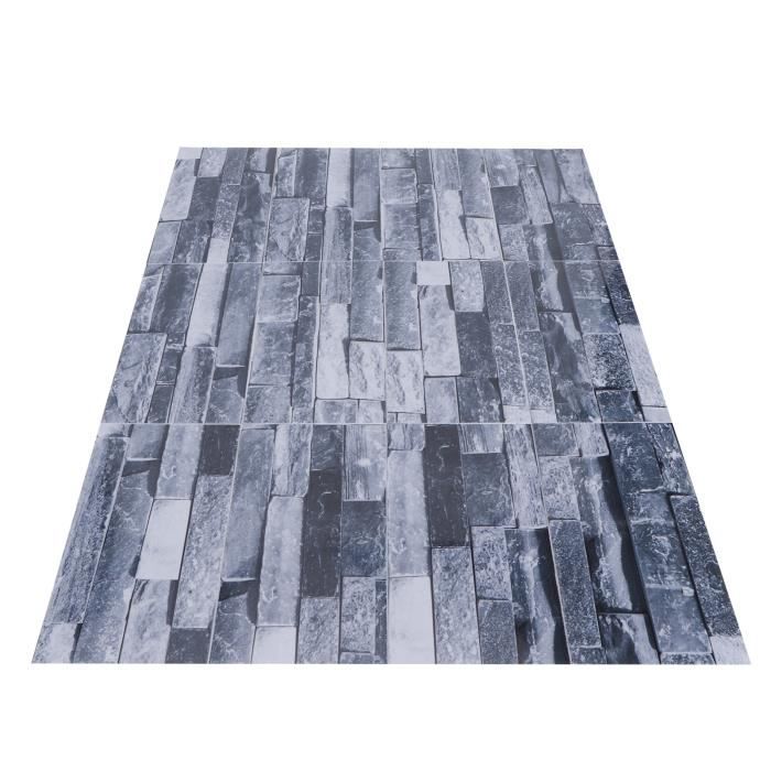 Autocollant de mur 12 pièces carreaux autocollant étanche PVC auto ...