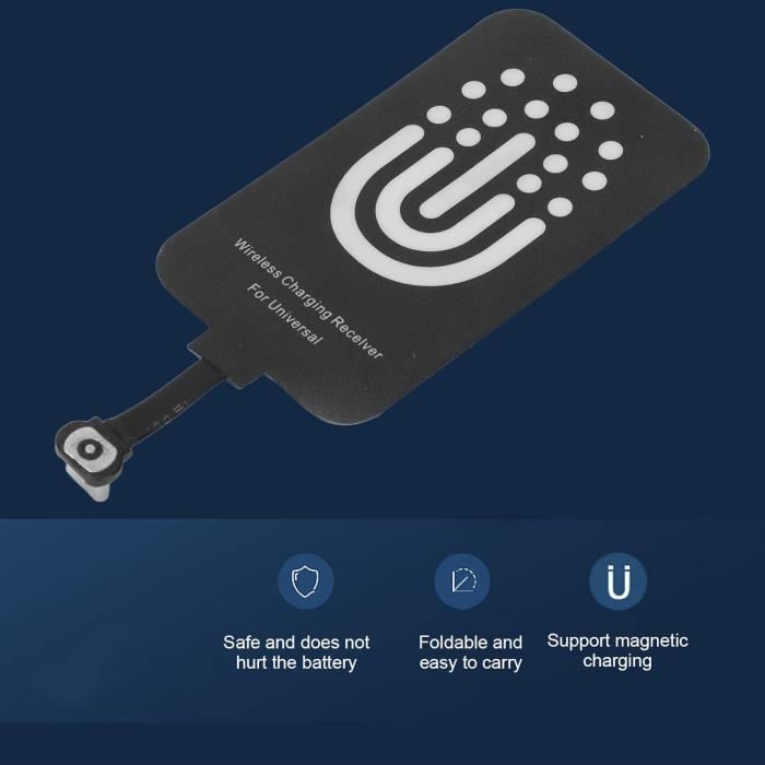 Récepteur De Charge Sans Fil Qi Rapide Usb C, Récepteur Et Adaptateur ...