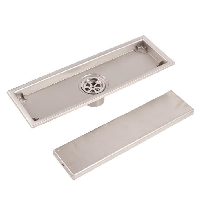 Siphon de douche linéaire Drain de Douche Linéaire en Acier Inoxydable ...