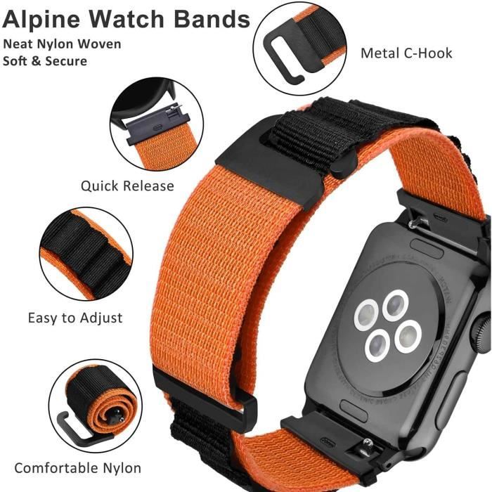 Alpine Loop Bracelets Montre Nylon, Bandes De Sport Réglables Pour ...