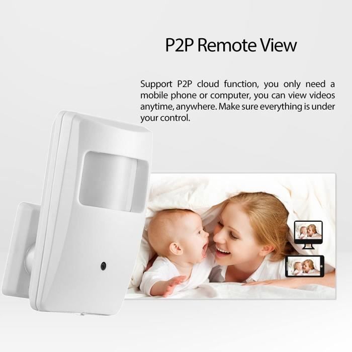 Hd 5Mp Pir Poe Ip Camera, Caméra Sécurité D'Intérieur Mini 3.7Mm ...