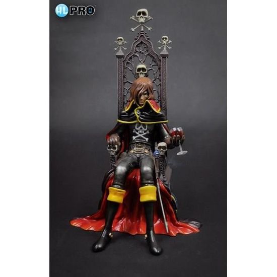 Albator - Statue Capitaine Harlock sur son Trone - Cdiscount Jeux - Jouets