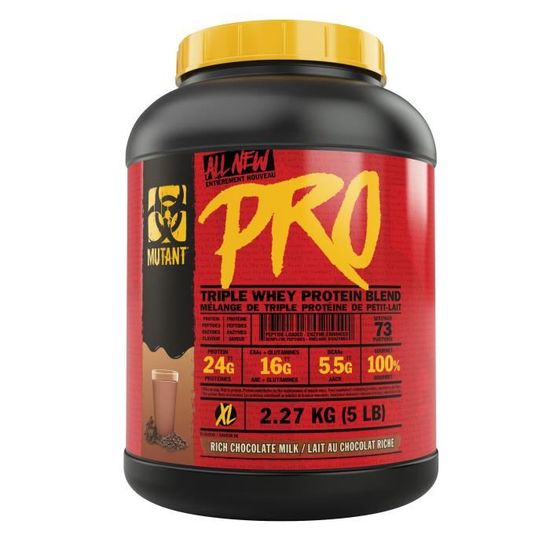 Mutant Pro 5lbs Chocolat Riche Lait Mutant Proteine - Cdiscount Sport