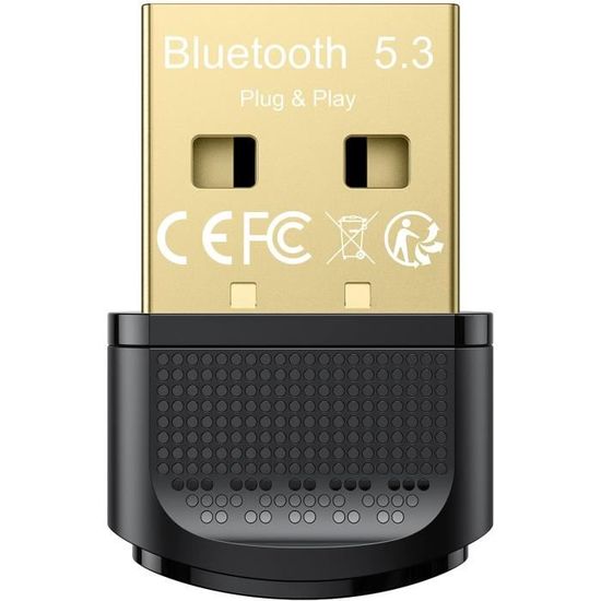 Clé Bluetooth 5.3 Pour Pc Laptop, Adaptateur Dongle Bluetooth Supporte ...