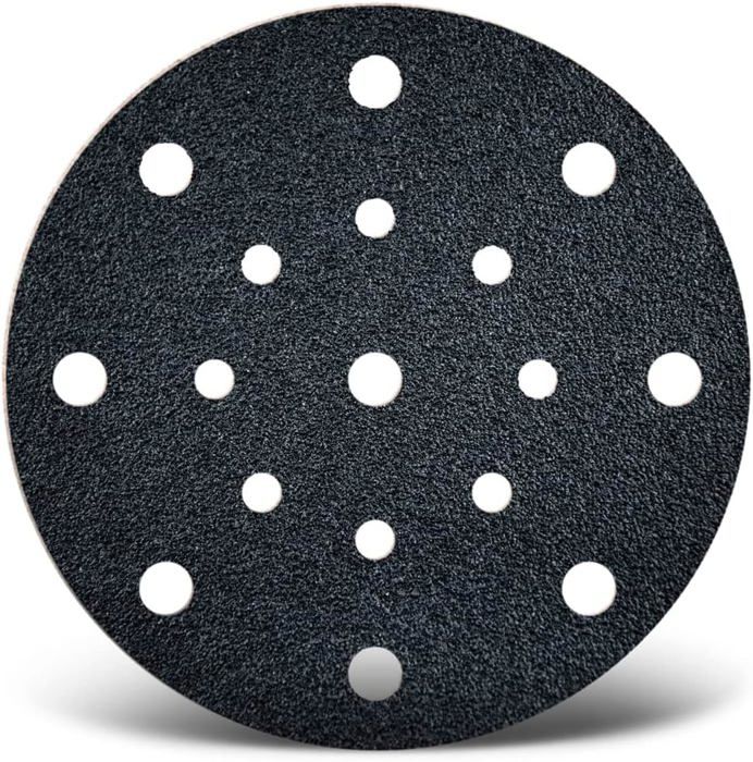 Black Disques abrasifs auto-agrippants, 150 mm, 17 trous, p. Ponceuses ...