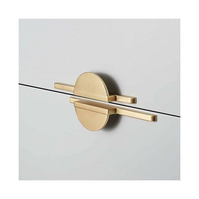 Lot de 2 Poignes de Meuble Cuisine Entraxe 64 mm Dores YYV - Cdiscount ...