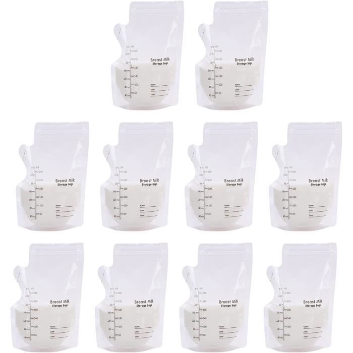 Pots De Conservation Du Lait - Lot 10 Sachets Maternel Sacs Lait ...