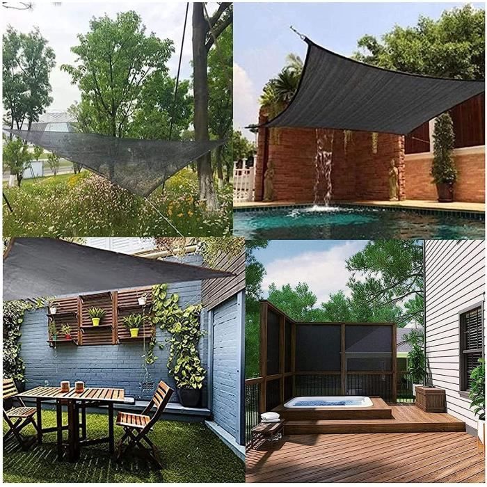 Toile D'Ombrage 5X4 Filet D'Ombrage Serre Anti-Uv 90% Voile D'Ombrage ...