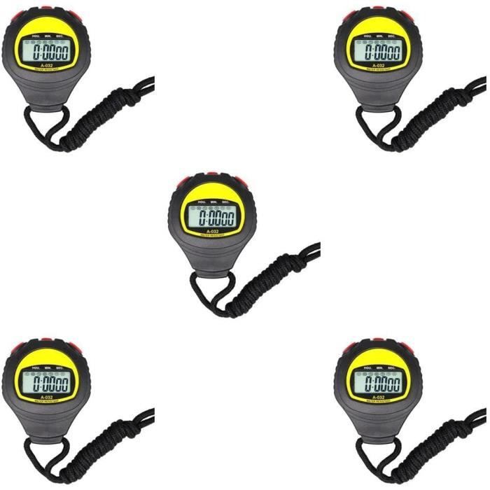 LI-5 Ensemble de Chronomètre électronique d''exercice, grand écran ... LI-5 Ensemble de Chronomètre électronique d''exercice, grand écran ...