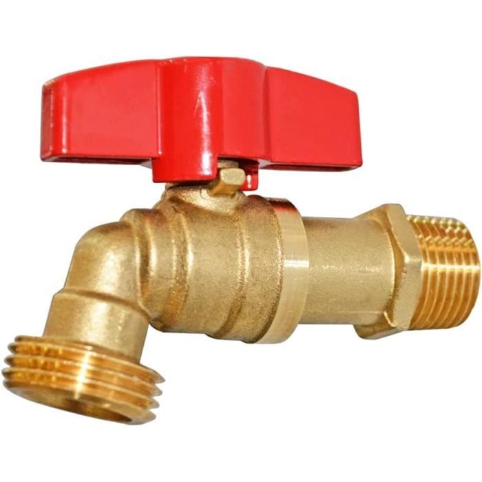 Robinet d'extérieur à boisseau sphérique pour tuyau d'arrosage - Valve ...