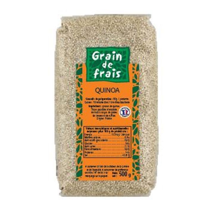 Grain de Frais - Quinoa - France - Grain de Frais - paquet 500g ...