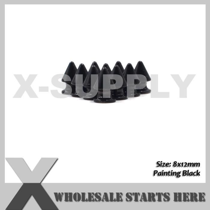 Rivets,8x12mm couleur alliage arbre vissé dos goujons pour sac en cuir ...