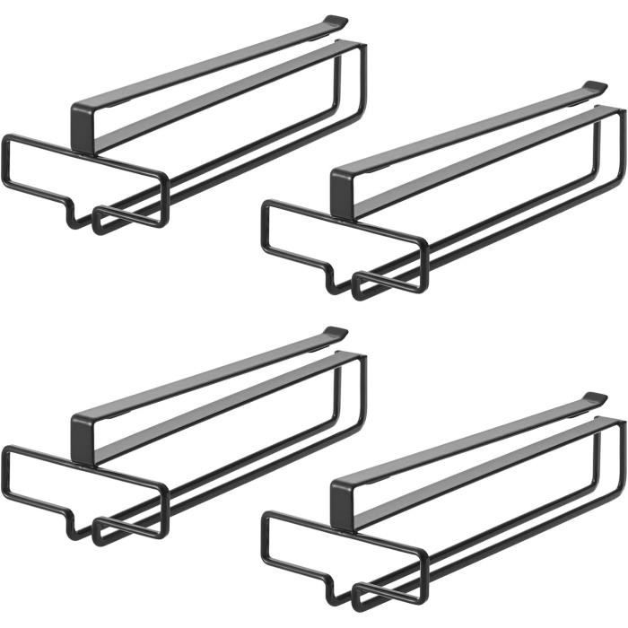 Porte-Verres, 4 Pièces Rangement Verre Suspendu Support Verre A Pied ...