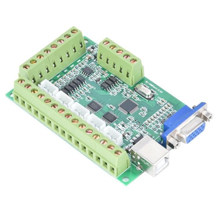 Carte d'interface USB CNC - CIKONIELF - 5 axes - Compatible MACH3 ...