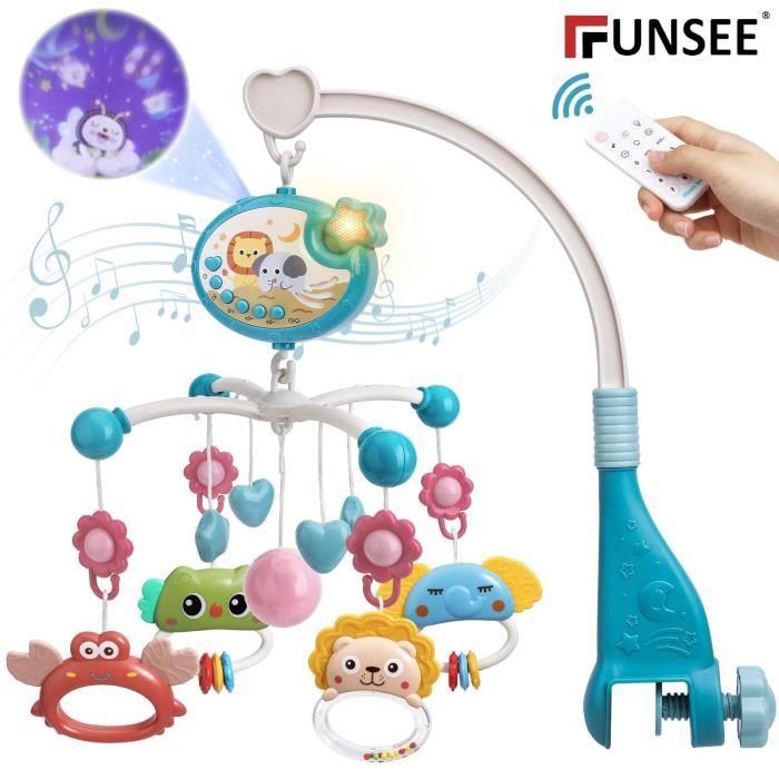 Bébé Mobile de Berceau Musical avec Projection D'étoiles,Télécommande ...