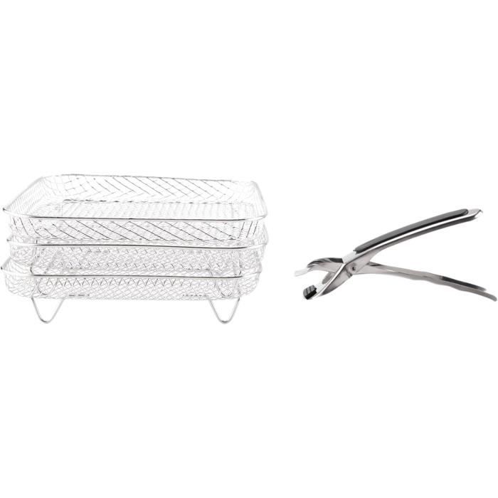 Support De Friteuse À Air Carré Pour 8 Friteuses À Air, Trois Supports Empilables, Cadre ...