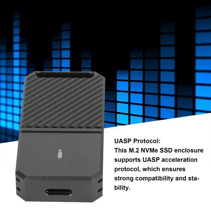 Boîtier M.2 à Type C - SONEW - Transmission 10 Gbit/s - Protocole UASP ...
