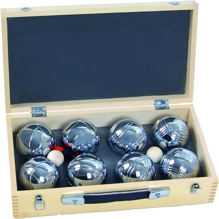 BLINKY Coffret eois Contenant 8 Boules de pétanque Beige 720 g87 - Cdiscount Sport