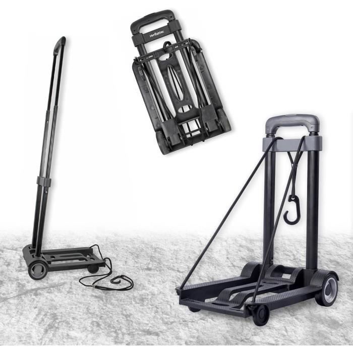 FISHTEC - Chariot Pliable - Ultra Léger - Poignée Télescopique et 2 ...