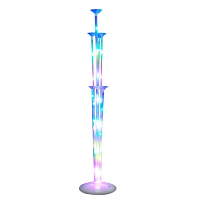 1 Set 7 Tubes Durable Réutilisable Creative Ballon Stand Kits Ballons ...