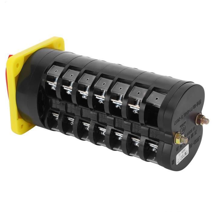 TMISHION Commutateur rotatif à 12 positions Commutateur Rotatif Universel Interrupteur à Came ...