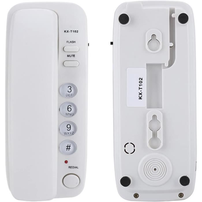 Fixé Au Mur, Sans Fil Téléphone Filaire Avec Extension Téléphonique ...