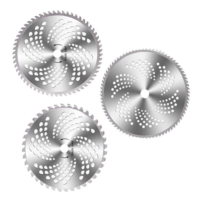 Lame De Scie Pour Débroussailleuse, Lame De Scie Pour Tondeuse À Gazon Efficace 40 60 80 Dents ...