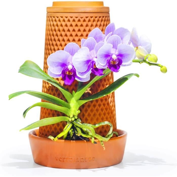 Vertplanter Pot De Fleurs En Terre Cuite Fait Main Auto-Arrosant Avec ...