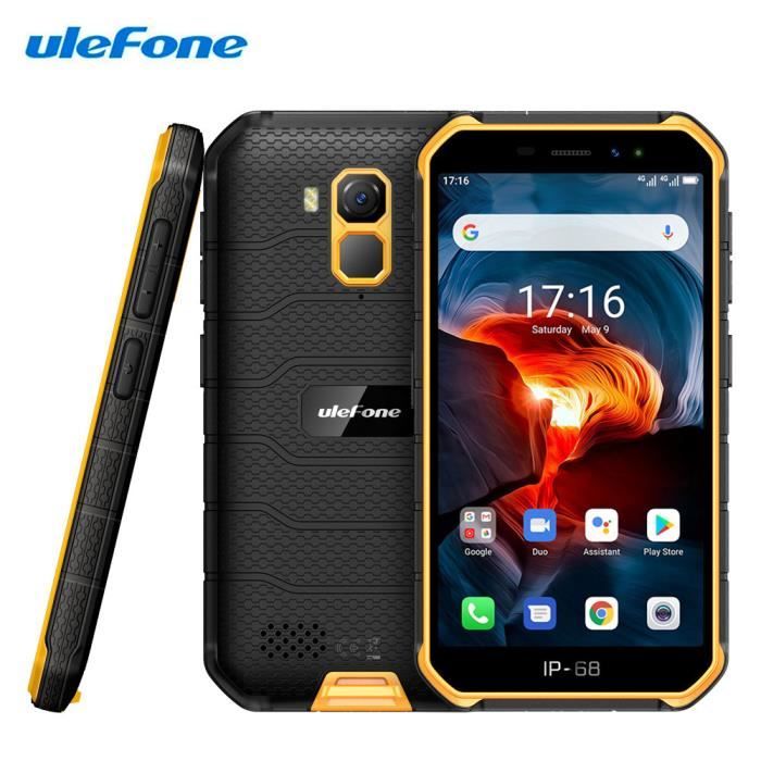 Ulefone Armor X7 Pro IP68 étanche 4G téléphone robuste Android 10 ...