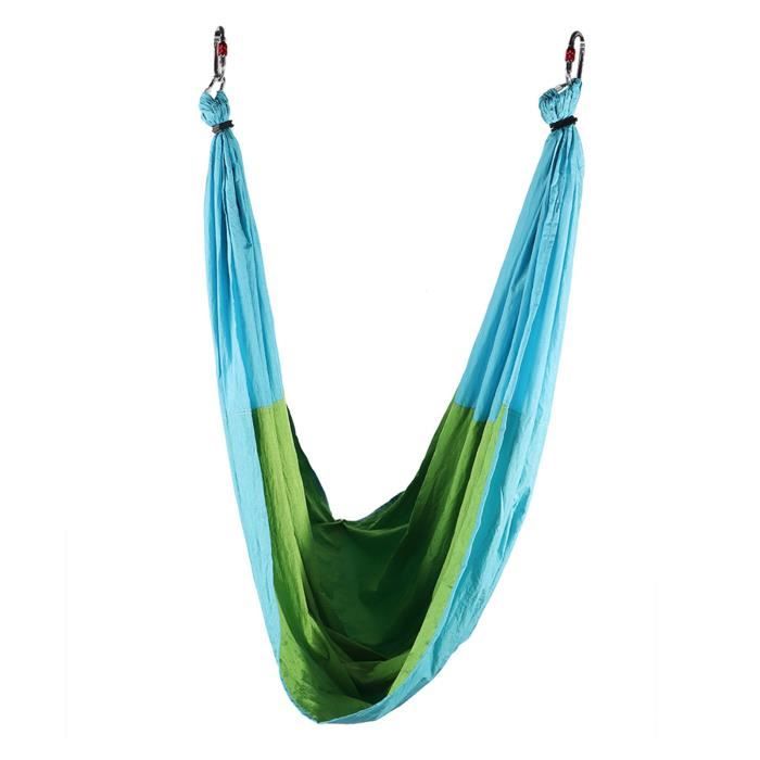 Hamac de balançoire de yoga - VGEBY - Bleu - Nylon léger et durable ...
